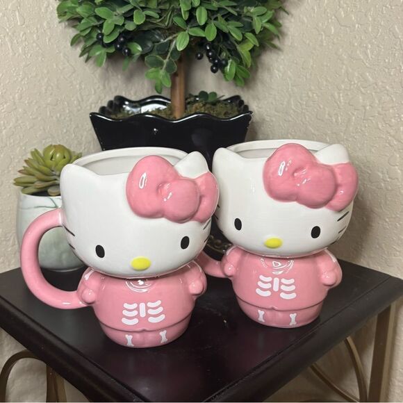 Hello Kitty | Kitchen | Hello Kittyskeleton Mugs | Poshmark